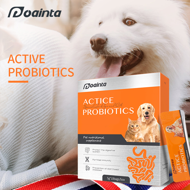 PUAINTA Pet Probiotics For Dogs And Cats Regulating Gastrointestinal ...