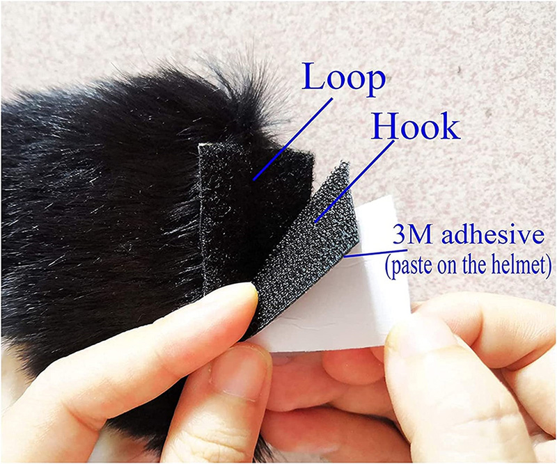 Cute Helmet Cat Ears Helmet Accessories Decoration Fox Ear for ...