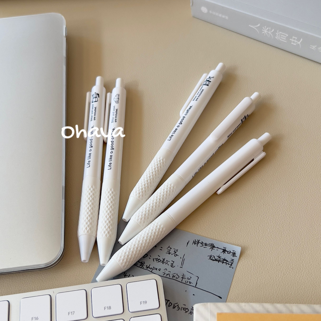 Ohaya coffee house Pen ST Nib Smooth 0.5mm Black Gel Pen Refills can be ...