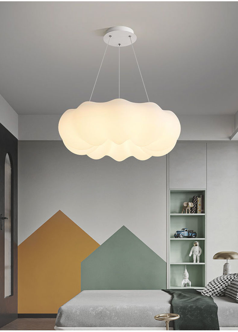 Modern Creative Cloud Pendant Lamp Nordic Simple Led Children'S Room ...
