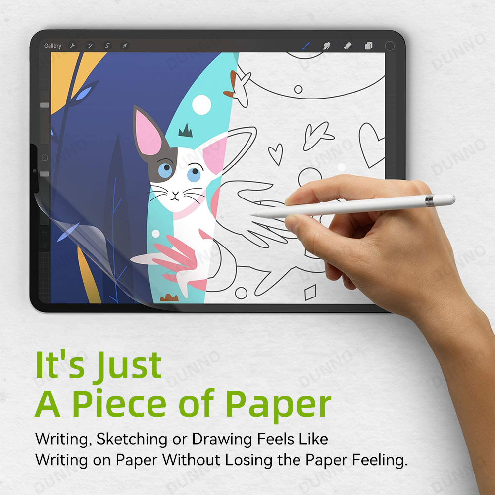 Paper Feel Like Screen Protector Film Matte PET Painting Write For iPad ...