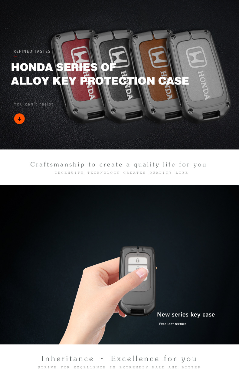 [Ready Stock]Honda car key case for CIVIC CRV HRV BRV City Accord 2014 ...