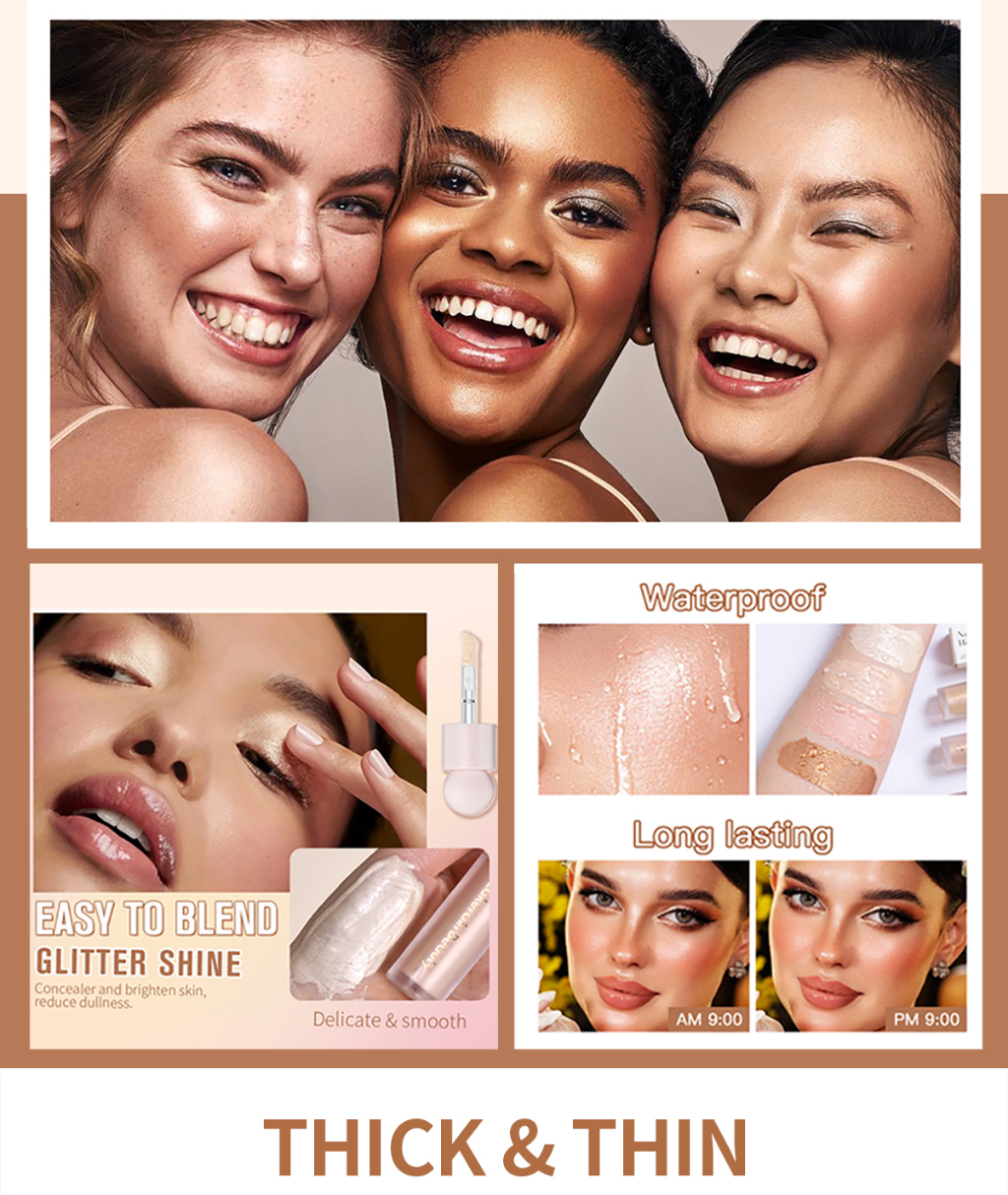 Lakerain gLuxurious Shimmer Finish Positive Light Liquid Luminizer ...