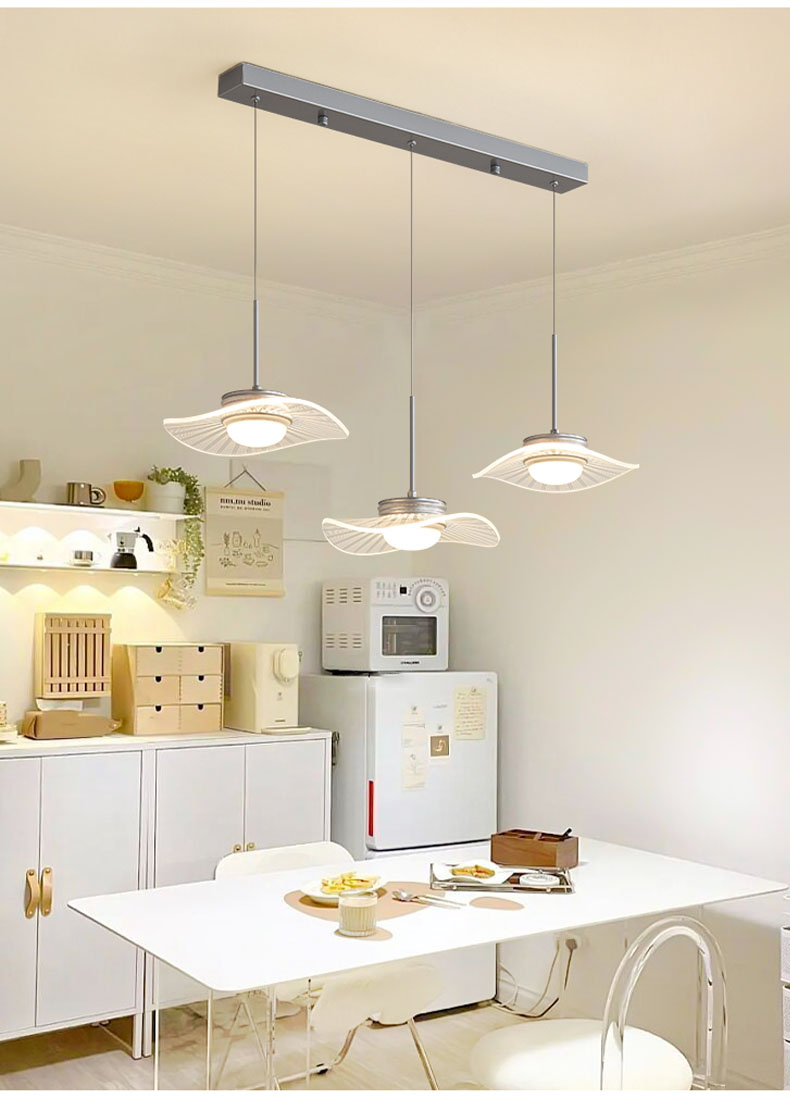 AIMI Modern Design Japanese Pendant Light Lotus Leaf Droplights Ceiling ...