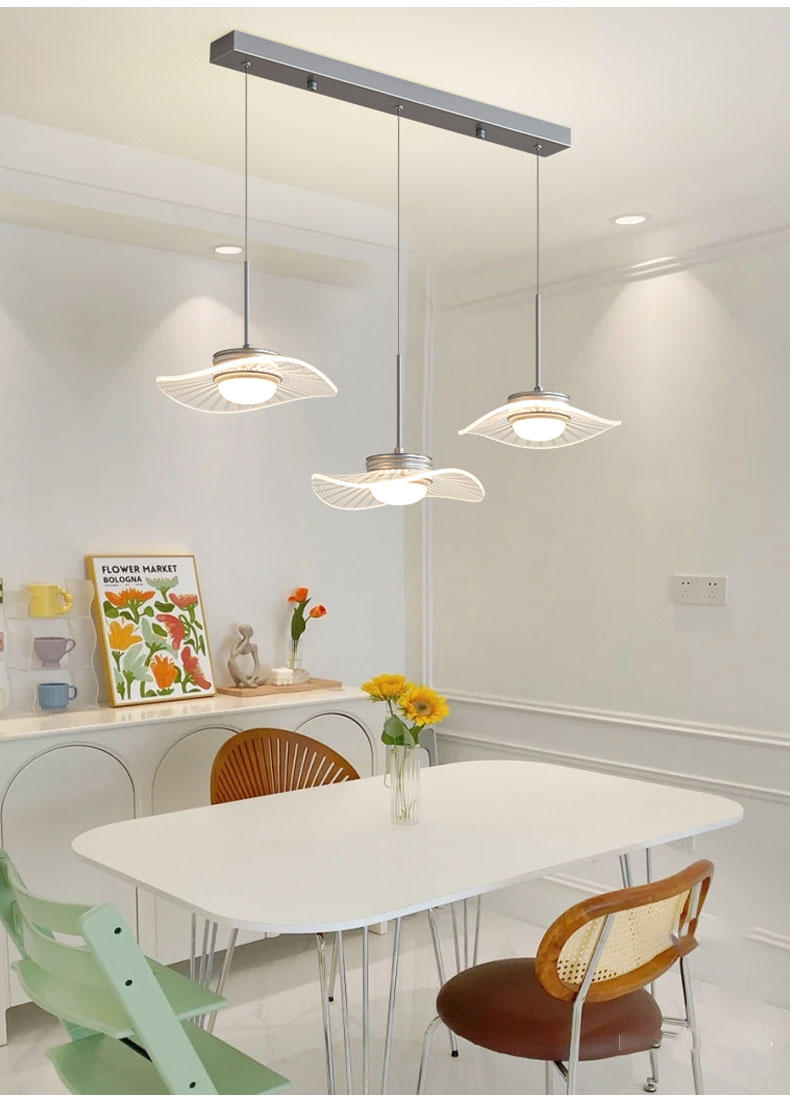 AIMI Modern Design Japanese Pendant Light Lotus Leaf Droplights Ceiling ...