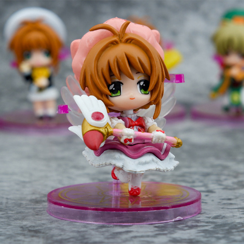 8Pcs/Set Japan Anime Card Captor Sakura Kinomoto Sakura Li Syaoran ...