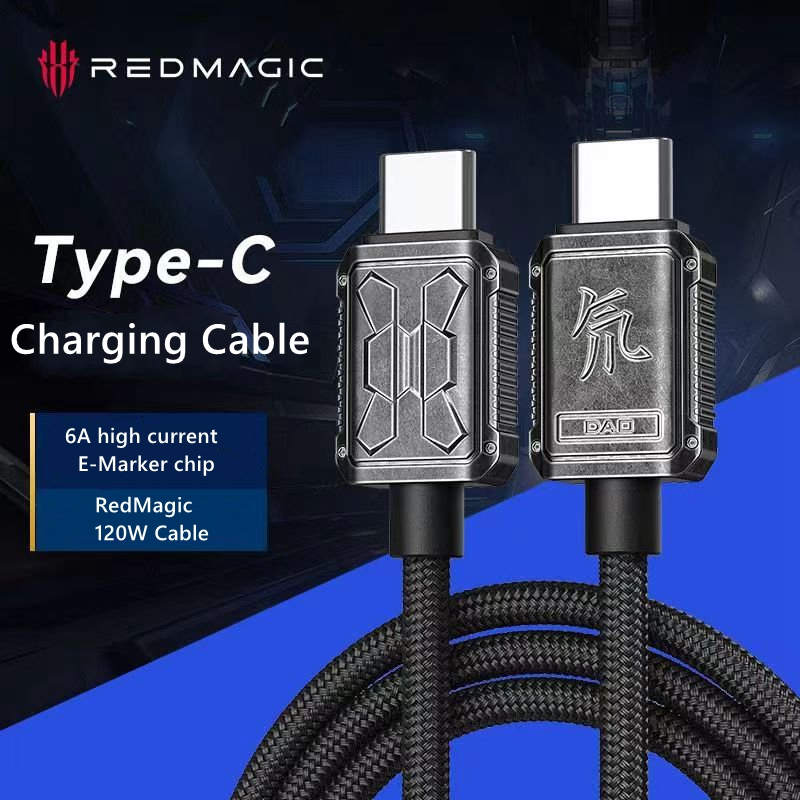Nubia RedMagic 120W Fast Charging Data Cable 6A High Current Flash ...