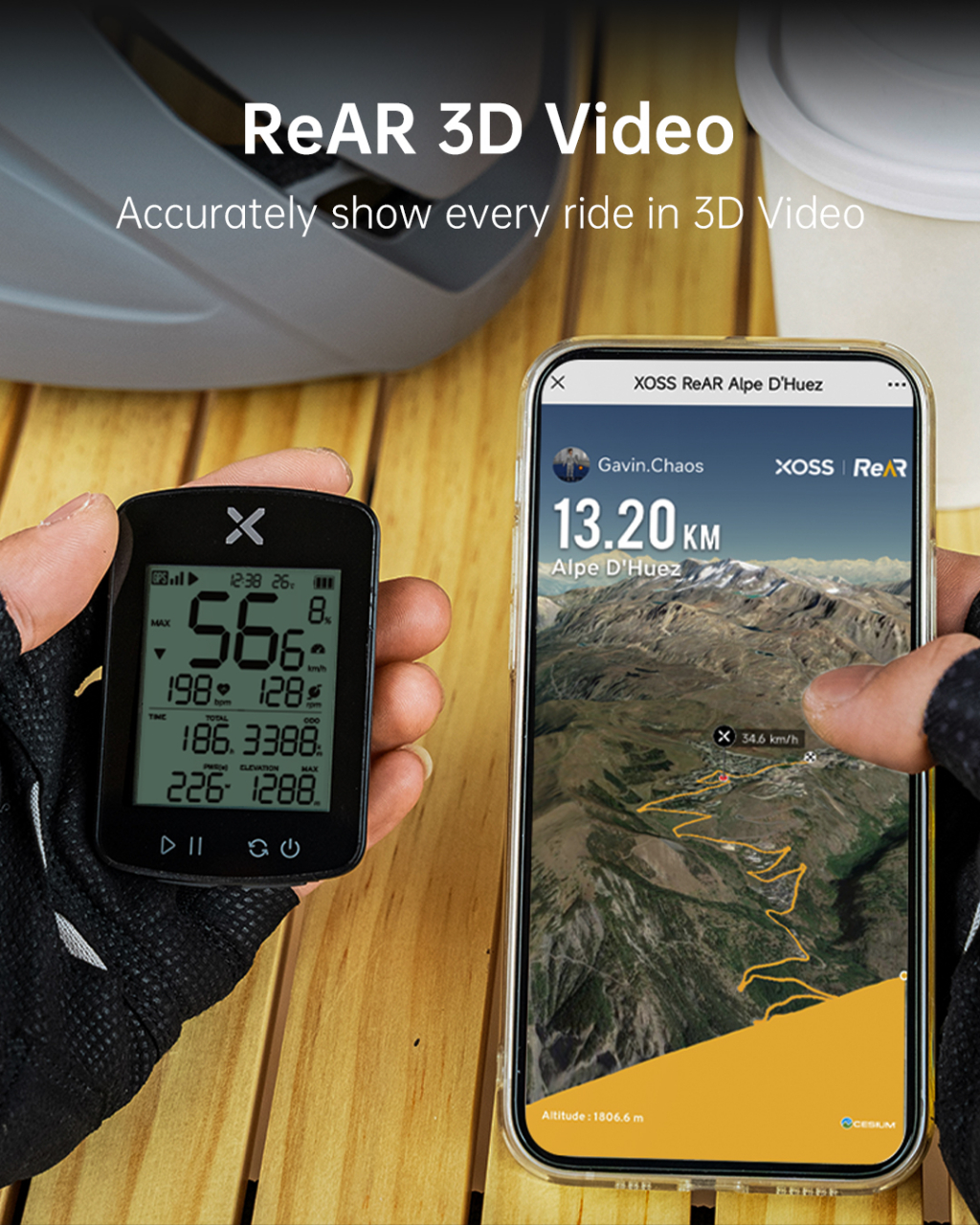 XOSS G2 G2 Plus GPS Cycling Computer Bicycle Wireless Speedometer ...