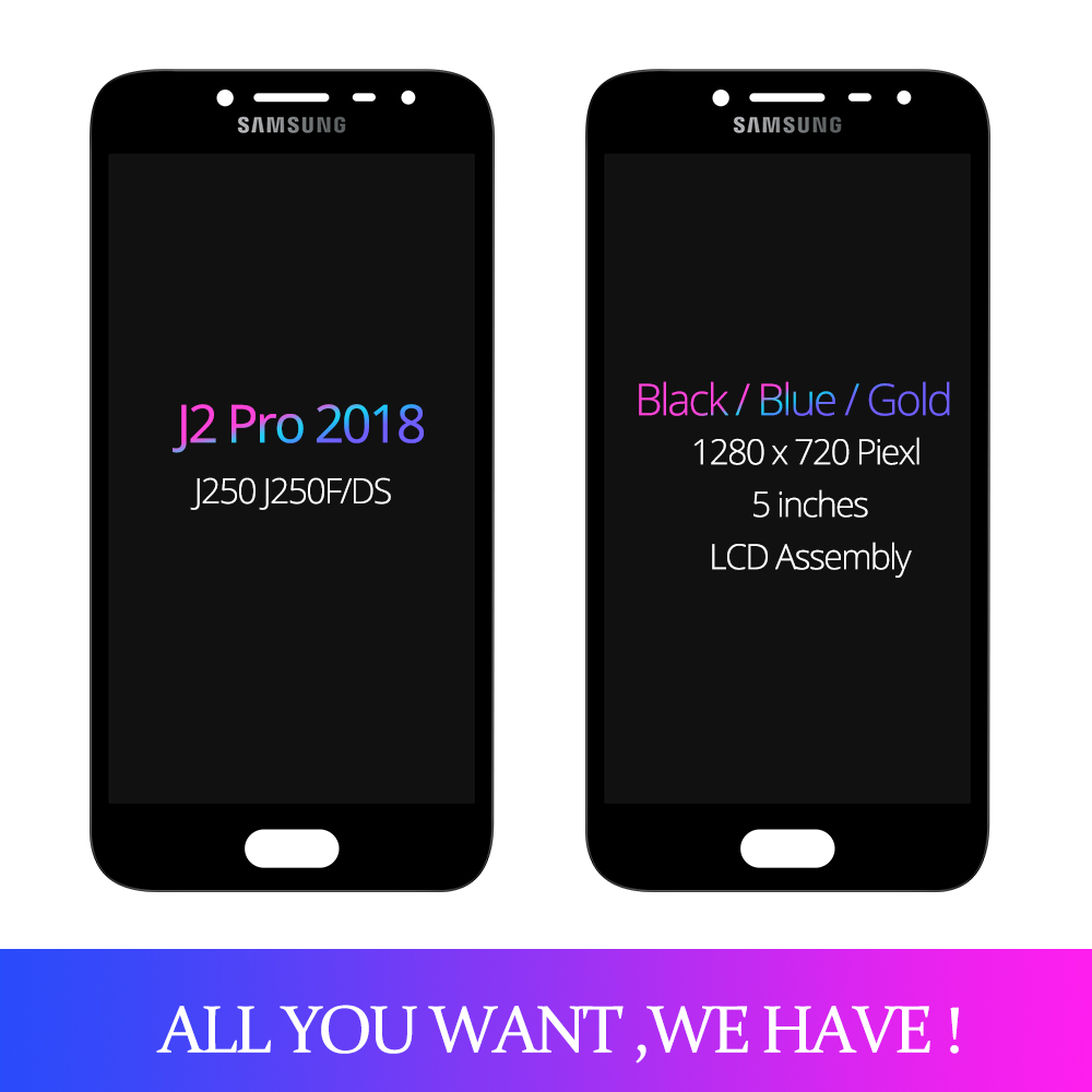 AMOLED LCD Display For Samsung Galaxy J2 Pro 2018 J250 J250F LCD ...