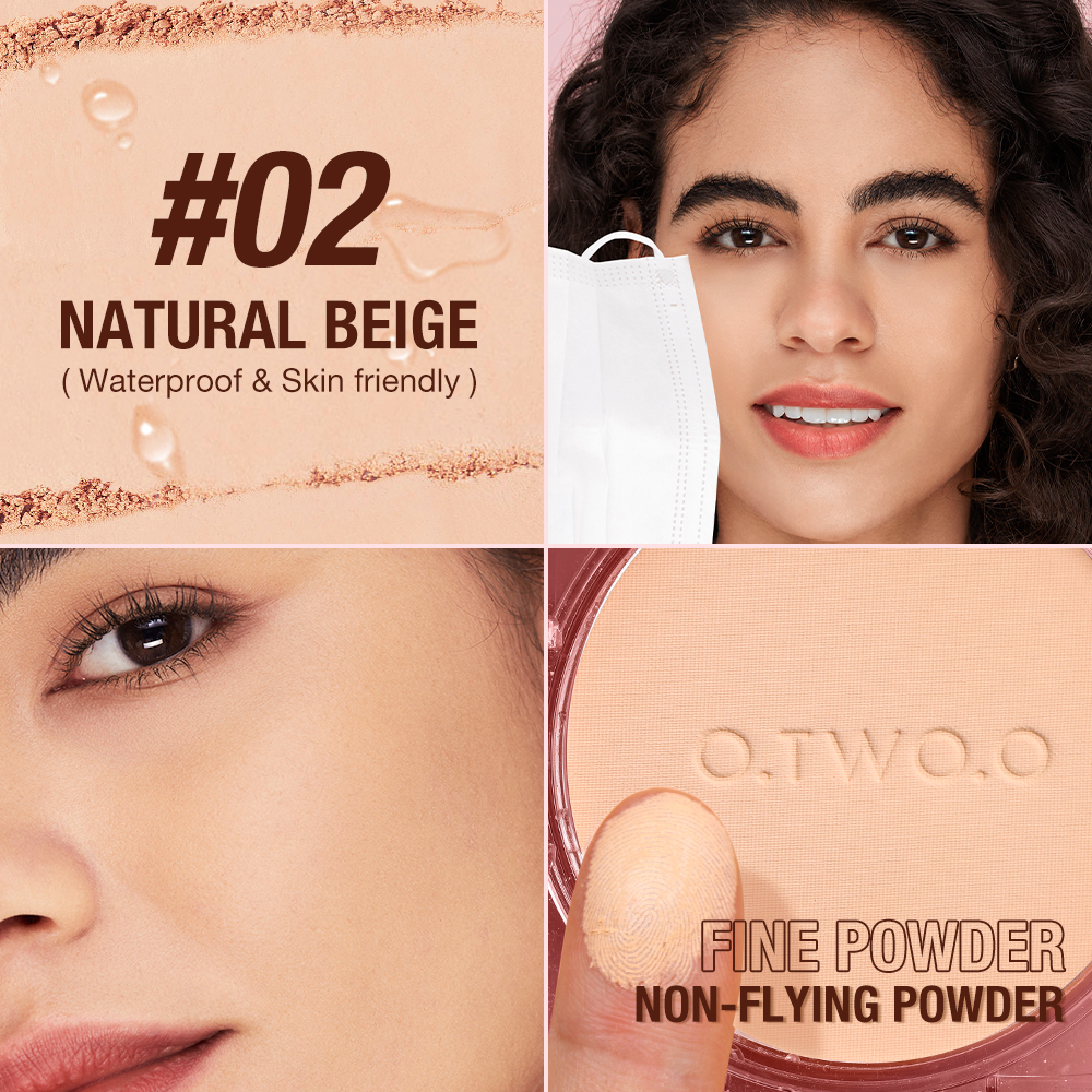 O.TWO.O Mist Mirror Locking Powder Velvety Silky Touch Face Makeup ...