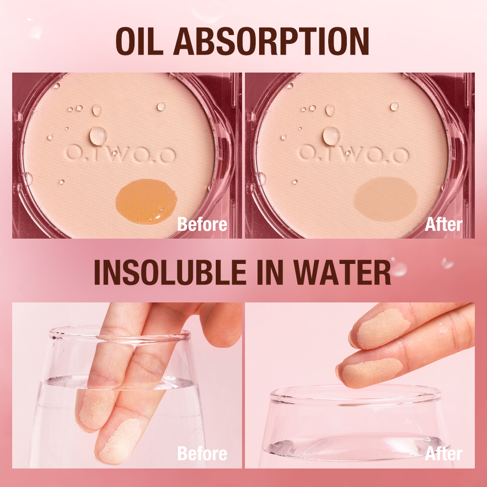 O.TWO.O 3D Soft Focus Face Powder Waterproof Long Lasting Oil Control ...