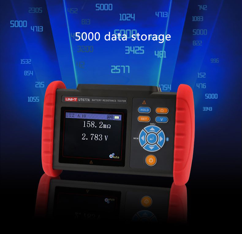 UNI-T UT677A Battery Tester Battery Internal Resistance Test Internal ...