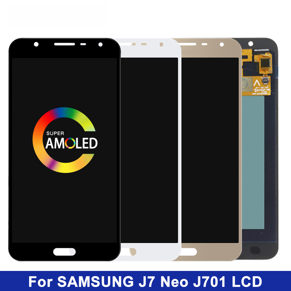 AMOLED LCD For Samsung Galaxy J7 Nxt J701F J701M J701 J7 Neo J7 Core LCD Display Touch Screen ...