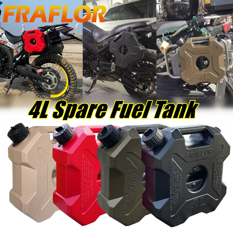 4L Fuel Tank Plastic Petrol Cans Car Jerry Can Motorcycle Jerrycan Gas ...