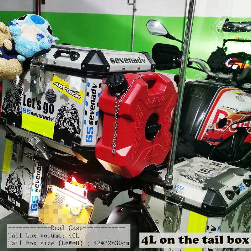 4L Fuel Tank Plastic Petrol Cans Car Jerry Can Motorcycle Jerrycan Gas ...