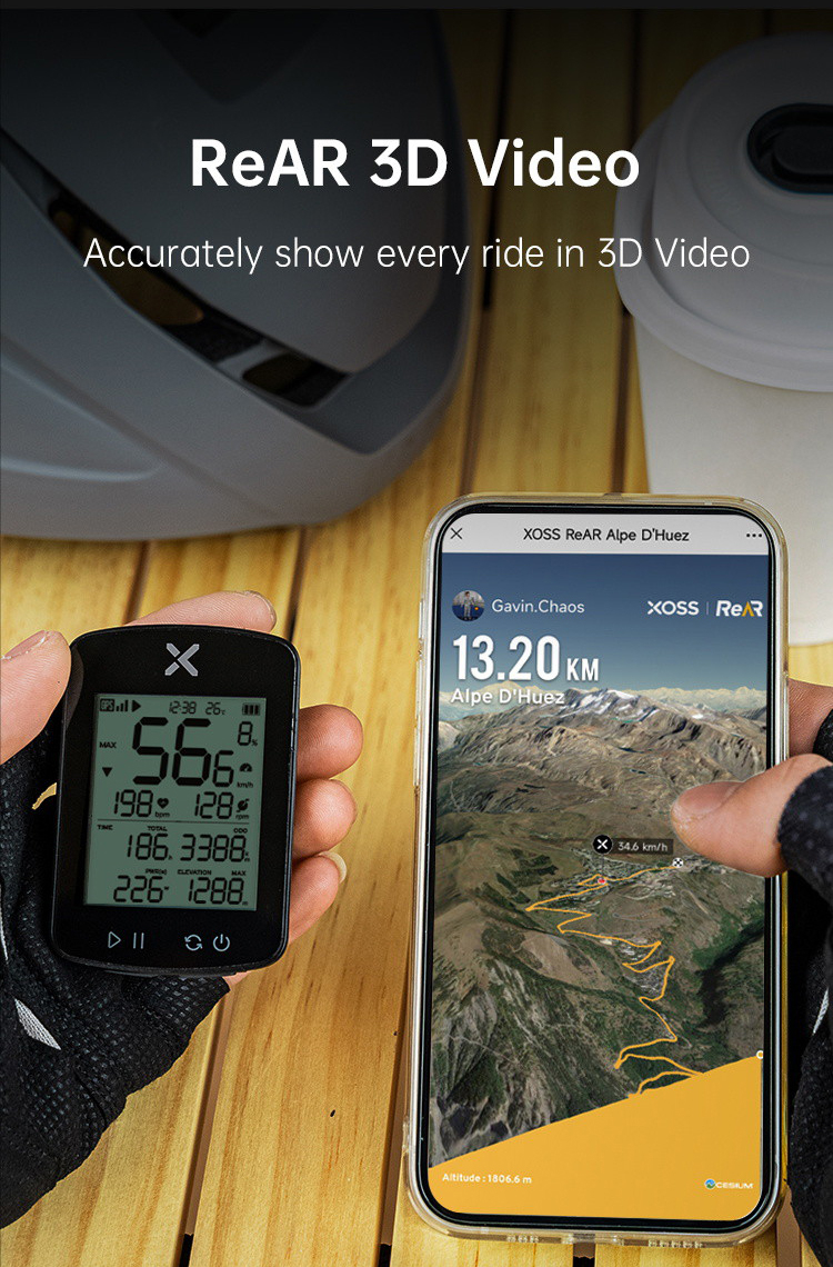 【local ship】XOSS G2 Speedometer for mtb Bike Computer Wireless GPS ...