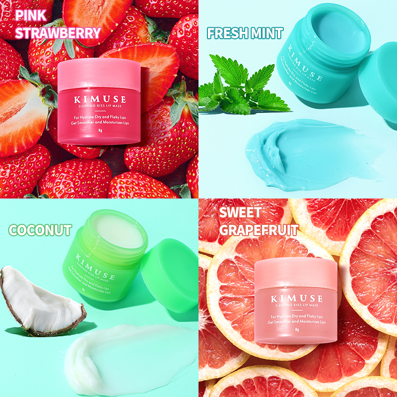 KIMUSE SLeeping Kiss Lip Mask Moisturizing Lip Balm Soft And Visibly ...