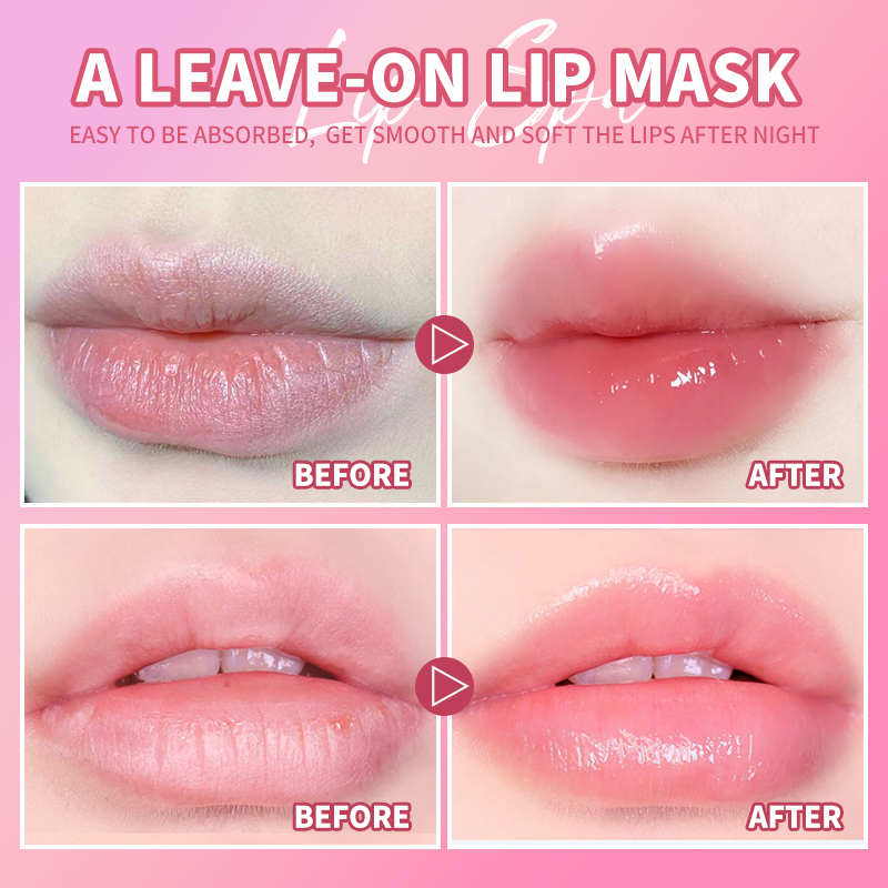 KIMUSE SLeeping Kiss Lip Mask Set/4PCS Moisturizing Lip Balm Soft And ...