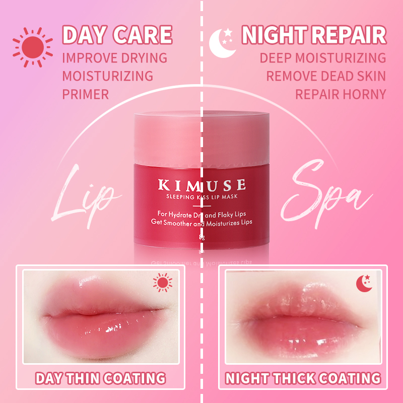 KIMUSE SLeeping Kiss Lip Mask Moisturizing Lip Balm Soft And Visibly ...