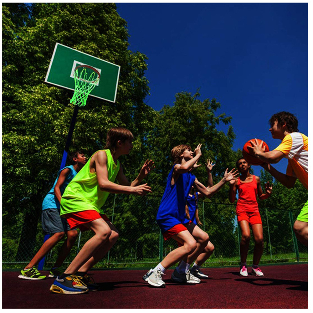 Basketball Net Heavy Duty and Anti Whip Night Light Basketball Goal Net ...