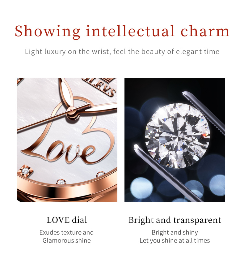 OLEVS Relo Watch For Woman Waterproof Original Fashion Wrist Ladies ...