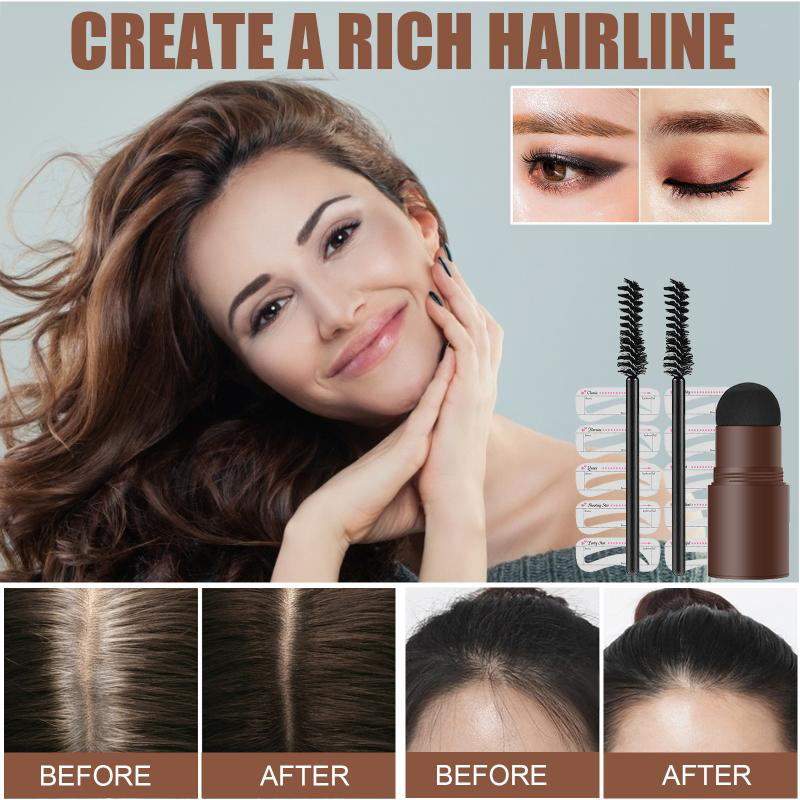 Eyebrow Stamp Stencils Kit Set One Step Eyebrow Stamp Waterproof Make ...