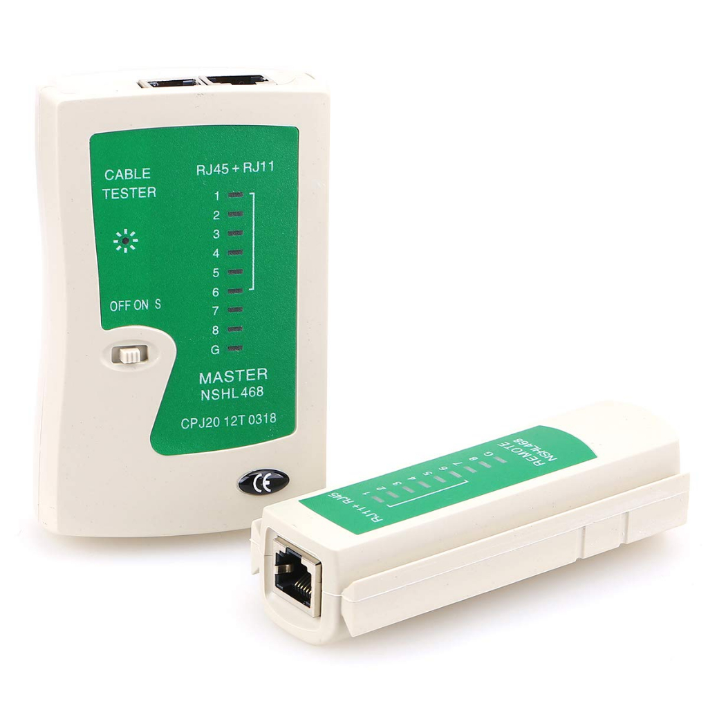 AMPCOM Network Cable Tester RJ45 Ethernet Cable Tester Lan Test Tool ...