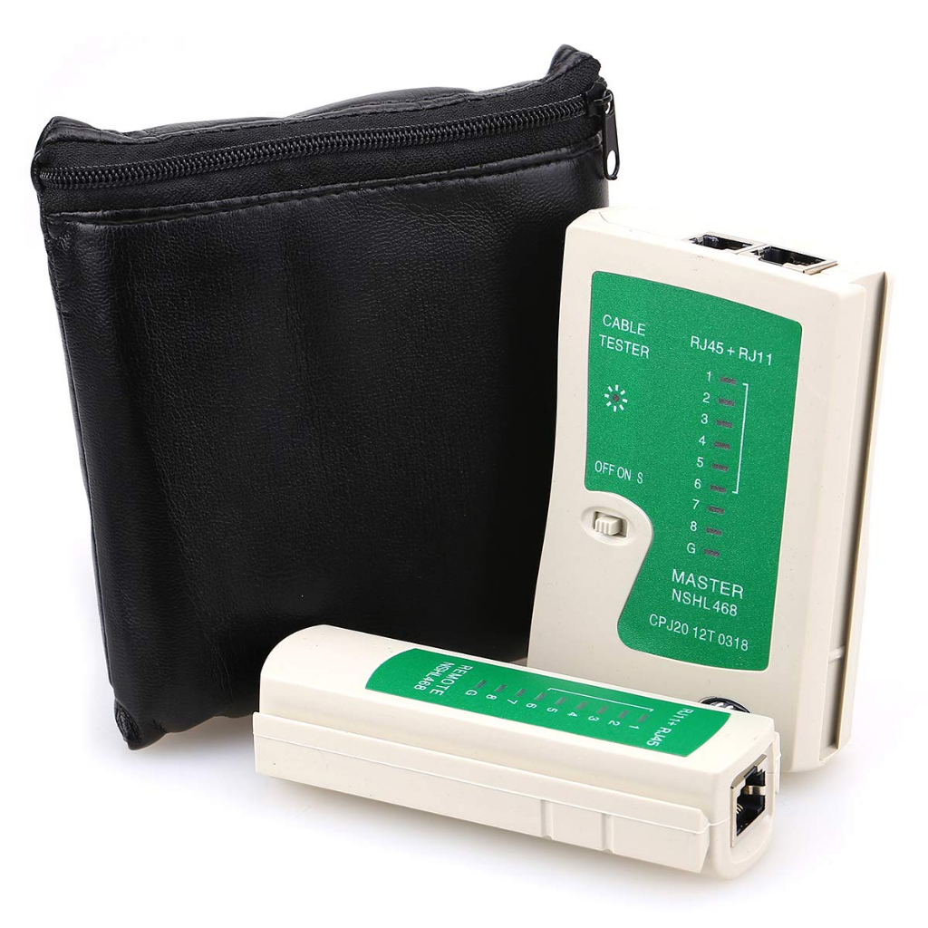 AMPCOM Network Cable Tester RJ45 Ethernet Cable Tester Lan Test Tool ...