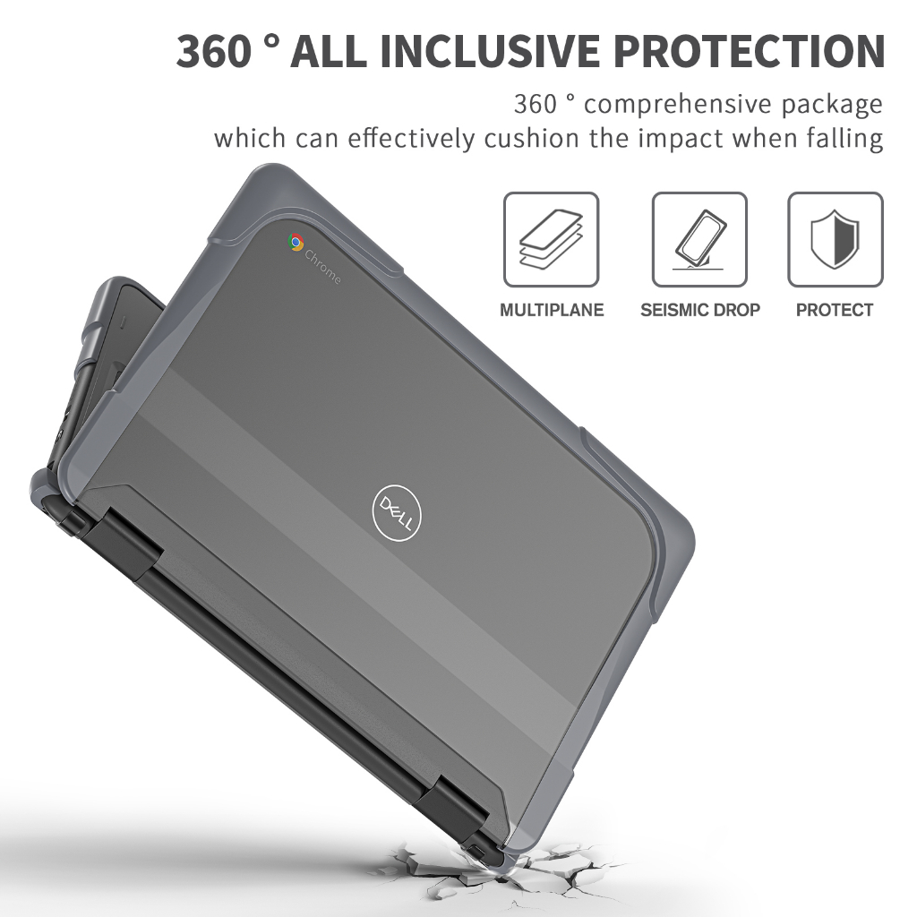 TPU Bump Laptop Case For Dell Chromebook 3110/3100 (Clamshell) Scratch ...