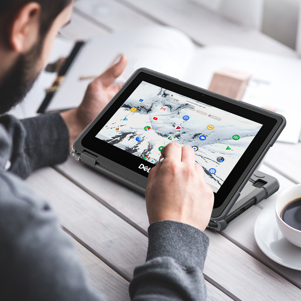 TPU Bump Laptop Case For Dell Chromebook 3110/3100 (Clamshell) Scratch ...