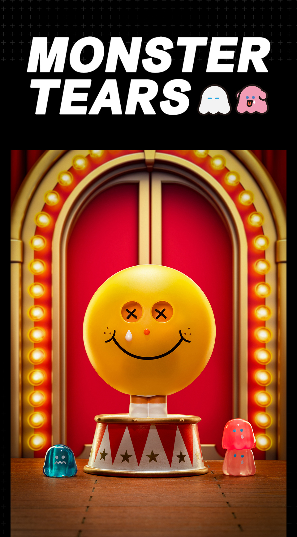 POP MART CRYBABY Monster Tears Series Figures Random Box Action Toys ...