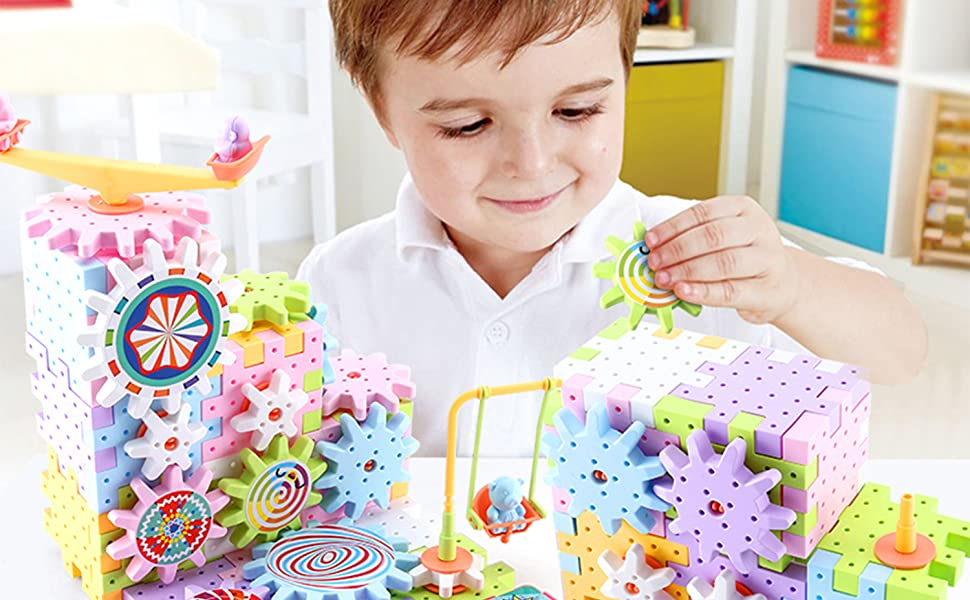 Learning Resources Gears Building Set, Construction Toy, STEM Learning ...