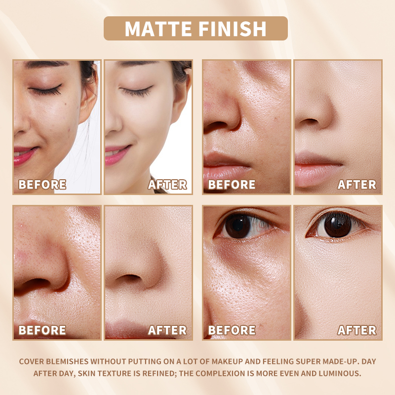 KIMUSE Air Cushion BB Cream Long-lasting Waterproof Flawless Matte ...