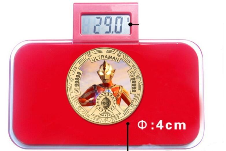 Ultraman 55th Anniversary Commemorative Coins Collection Gift | Shopee ...