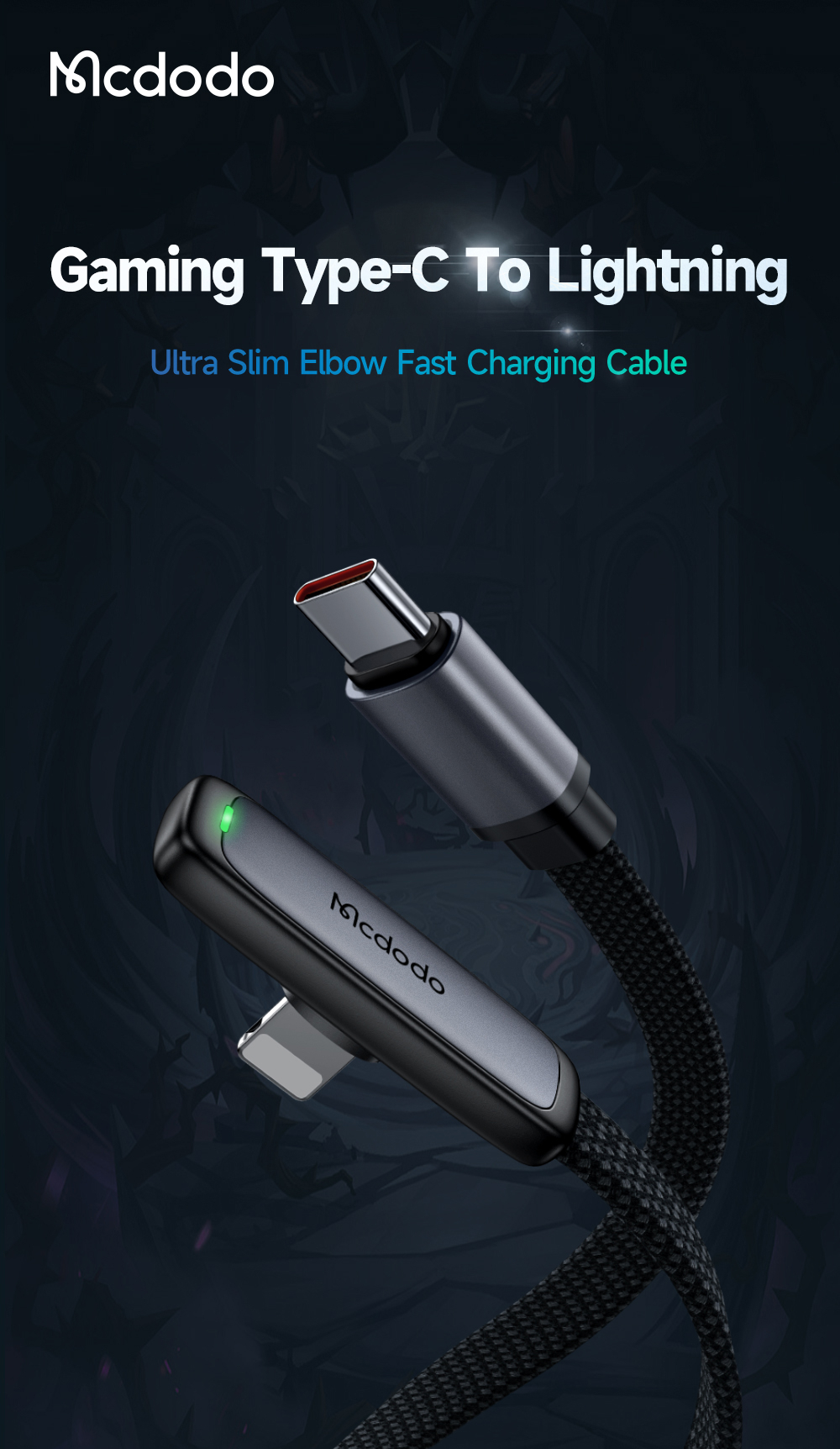 Mcdodo 100W USB to Type C 36W PD Fast Charging Cable For iP 15 14ProMax 13 12 11 Xr 8 7 6 ...