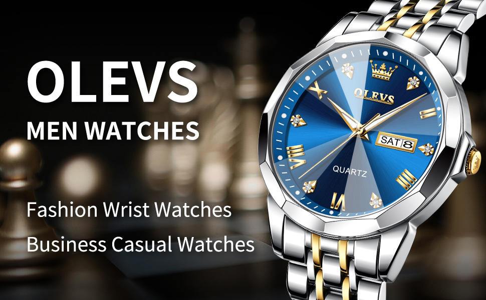 OLEVS Authentic New Watch For Men With Box Original Waterproof ...