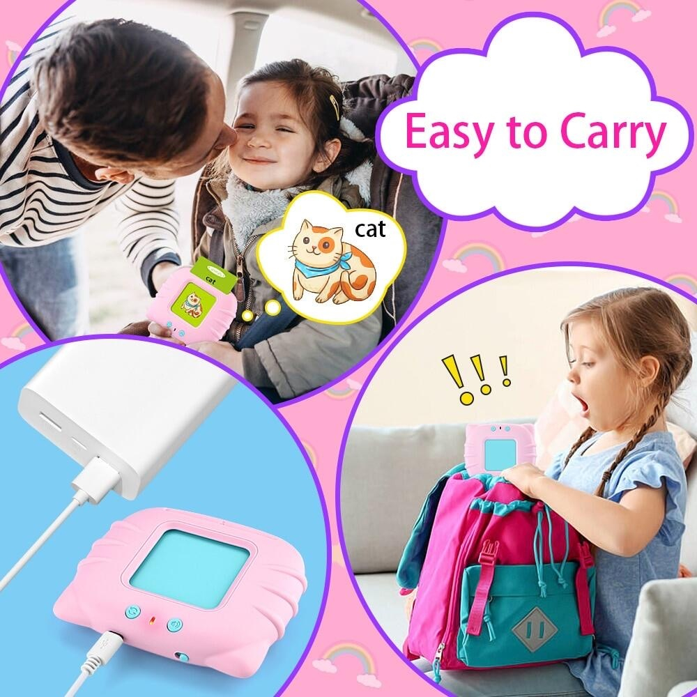 Flash Card Reader Early Education Portable Pronunciation Oral learning ...