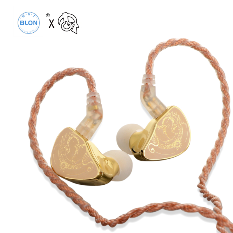BLON x HBB Z300 10mm Silicone Diaphragm In Ear Monitor Earphone Detachable 2Pin Copper Cable ...