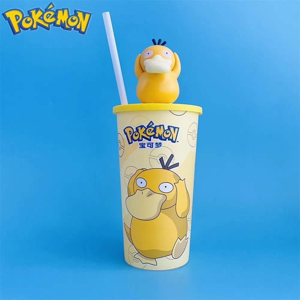Pokemon Mug Pikachu Modeling Cup Koda Duck Pikachu Luminous Cup Doll ...