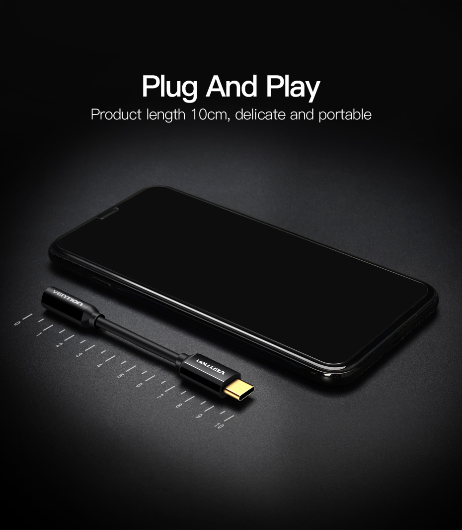 Vention Type C To Audio Cable Adapter HIFI CTIA OMTP Converter | Shopee ...