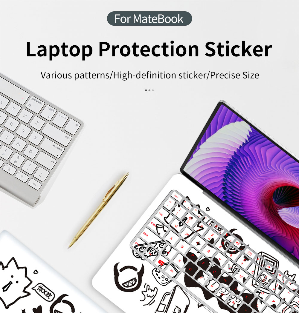 For HUAWEI Laptop Sticker Skin 2023 MateBook D14/D15/D16/14S/16S/X PRO ...