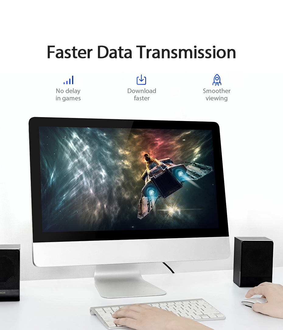 Vention Cat6 Utp 1000mbps Rj45 Gigabit Network Lan Cable For Laptop Pc ...