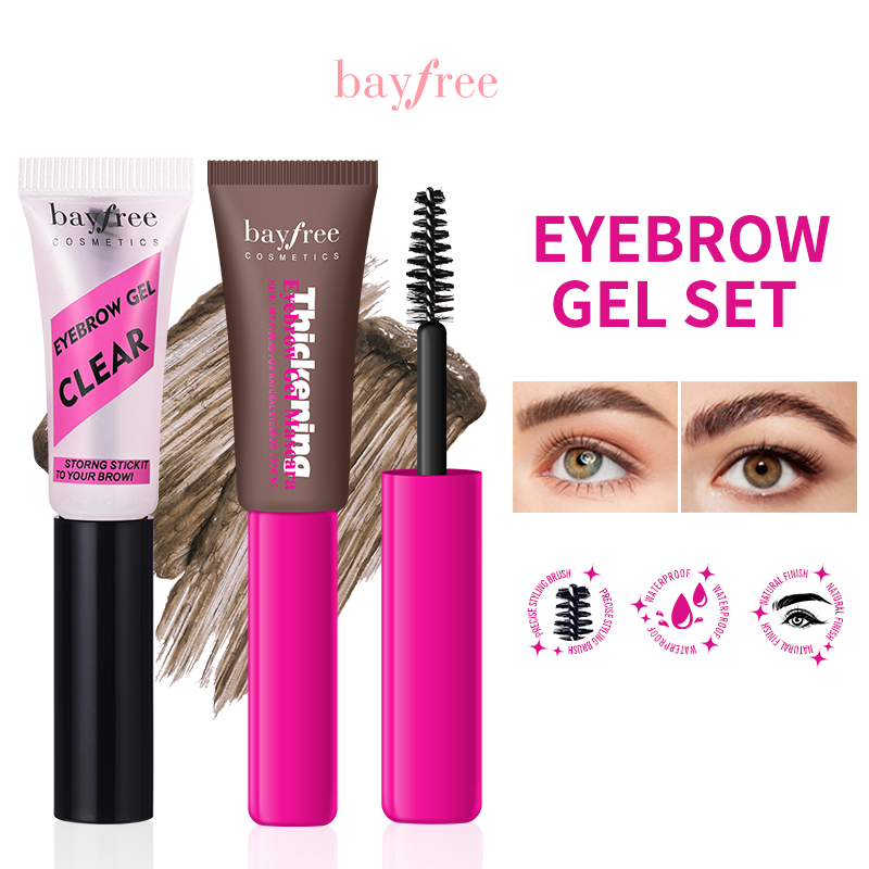 Bayfree Eyebrow Gel Set Clear Eyebrow Gel + Brow Gel Tinted Dye ...