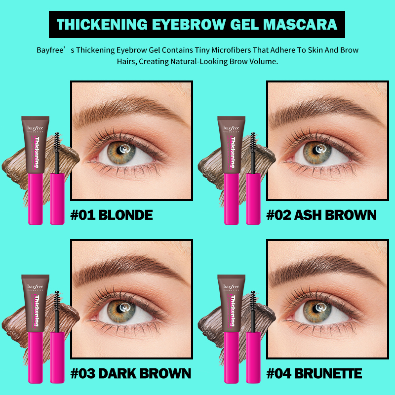 Bayfree Eyebrow Gel Set Clear Eyebrow Gel + Brow Gel Tinted Dye ...