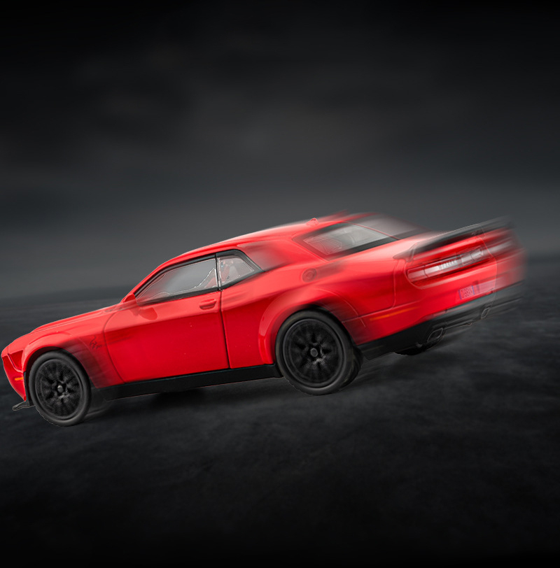 Diecast car 1:32 Dodge Challenger Hellcat SRT American Muscle Car ...