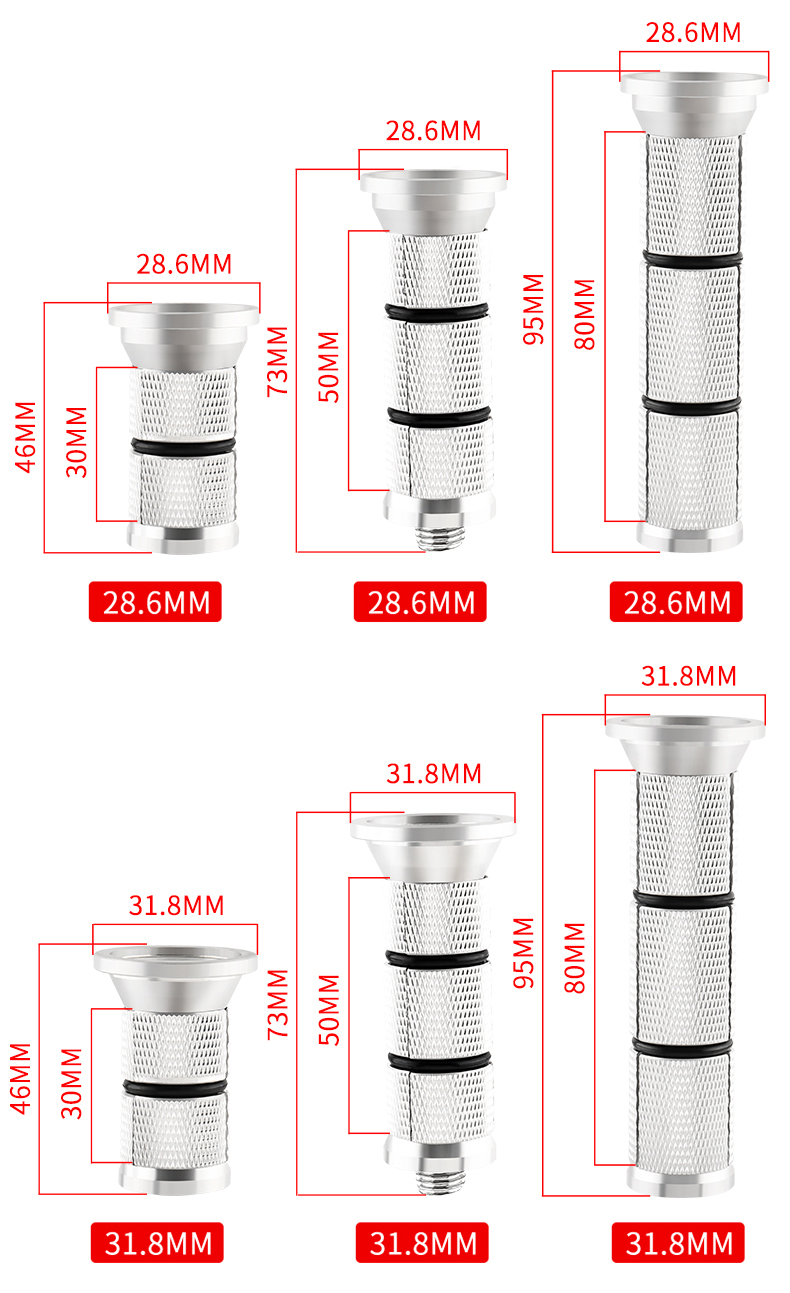 MUQZI Fork Steerer 28.6mm 31.8mm Expander Bike Headset Stem Extender ...