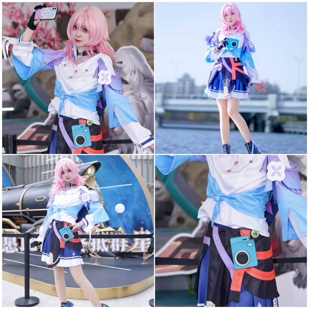 March 7th Honkai Star Rail Cosplay Costumes Uniform Outfit Halloween ...