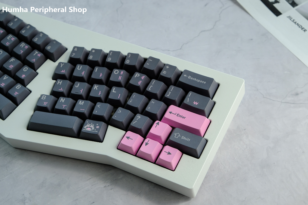 Humha Hooty keycap Korean keycap Hangul keycap PBT material Dye ...