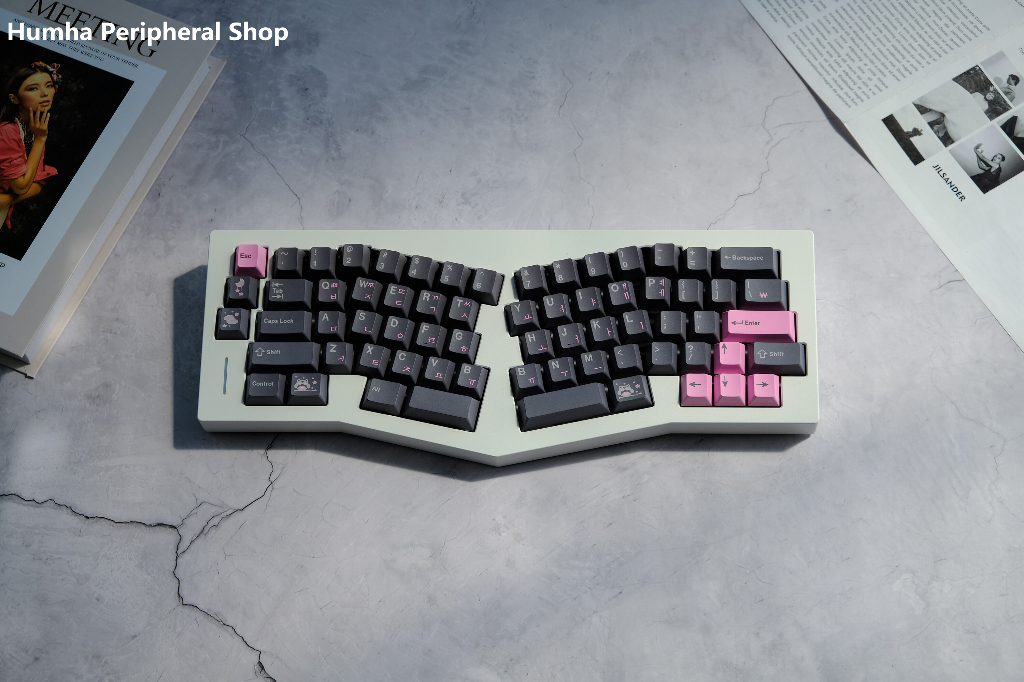 Humha Hooty keycap Korean keycap Hangul keycap PBT material Dye ...