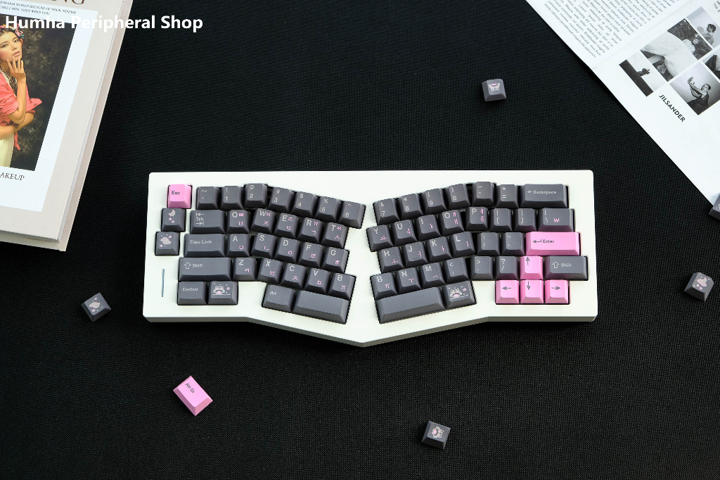 Humha Hooty keycap Korean keycap Hangul keycap PBT material Dye ...